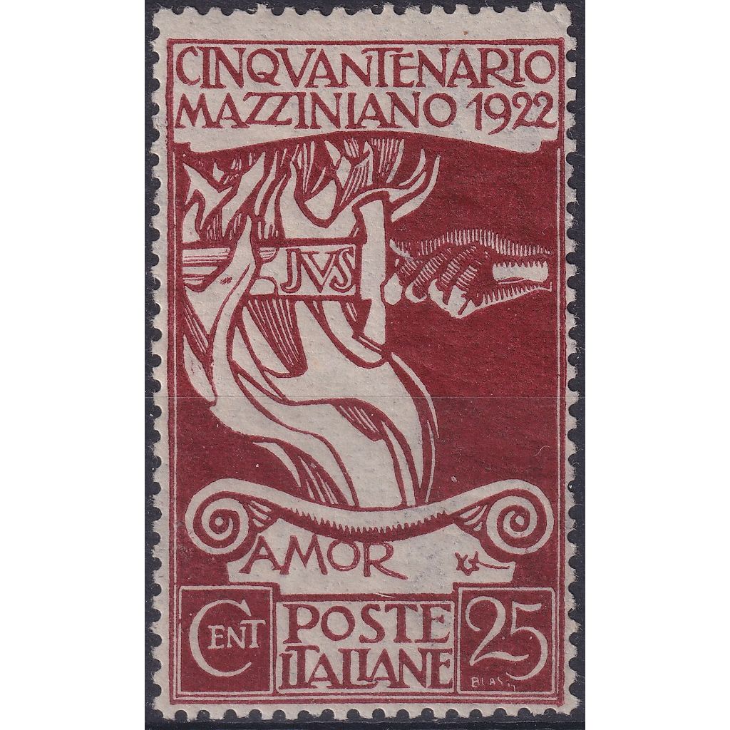 Francobolli Regno Della Morte Di Giuseppe Mazzini