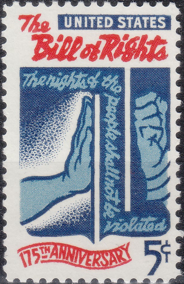 Stamps USA 1966 - 175th Anniversary of the Declaration of Human Rights ...