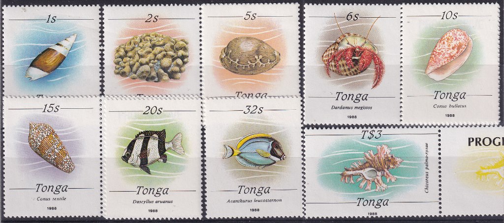 Price list :: Thematic Stamps :: SHELLS - CRUSTACEANS - STAR OF THE SEA ...