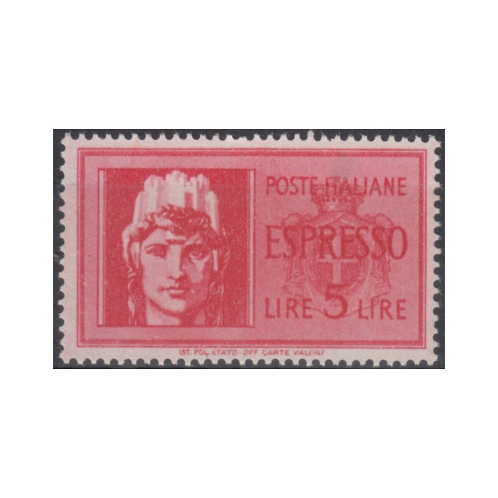 Francobolli Italia 1945 - LUOGOTENENZA - ESPRESSI Italia Turrita