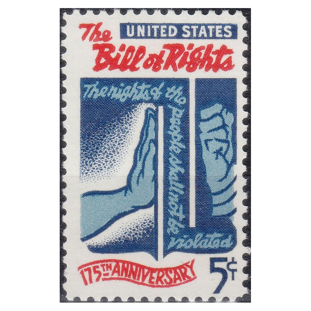 Stamps USA 1966 - 175th Anniversary of the Declaration of Human Rights ...