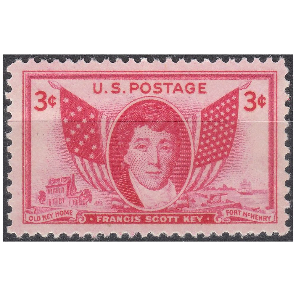 USA 1948 - In honor of the lawyer and writer Francis Scott Key (1779 ... USA 1948 - In honor of the lawyer and writer Francis Scott Key (1779 ...