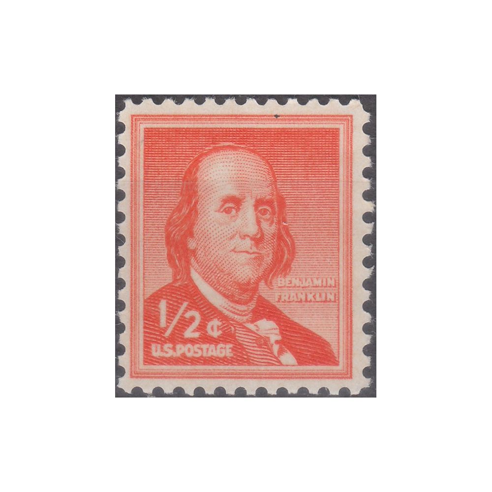 USA 1954 - Ordinary series "Freedom". Effigies of presidents, famous ...