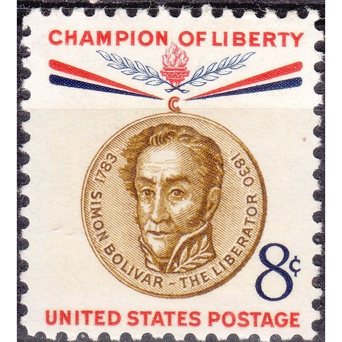 USA 1958 - Champions of Freedom: Simon Bolivar (1783 - 1830), South ...